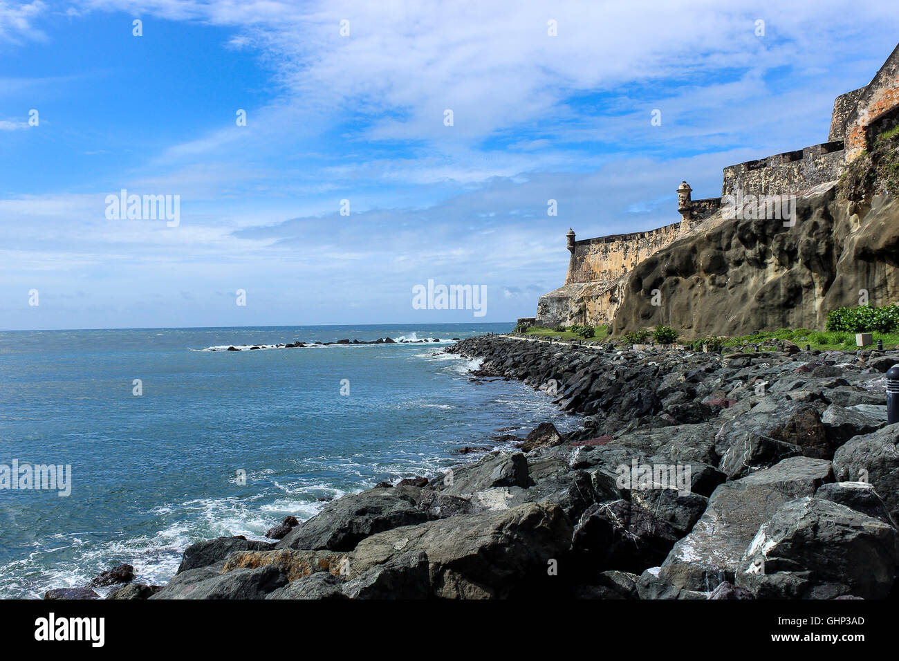 Sentry Lookout Posts on Fortress Walls in Old San Juan Puerto Rico ...