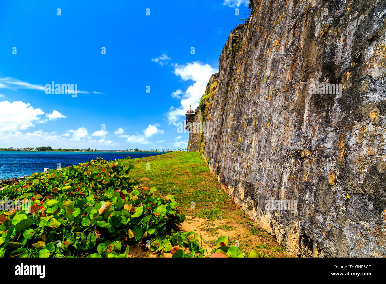 Sentry Lookout Posts on Fortress Walls in Old San Juan Puerto Rico ...