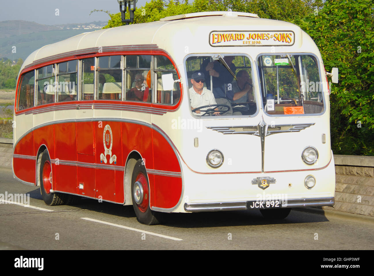 Vintage Tiger Cub Bus, JCK 892 Stock Photo - Alamy