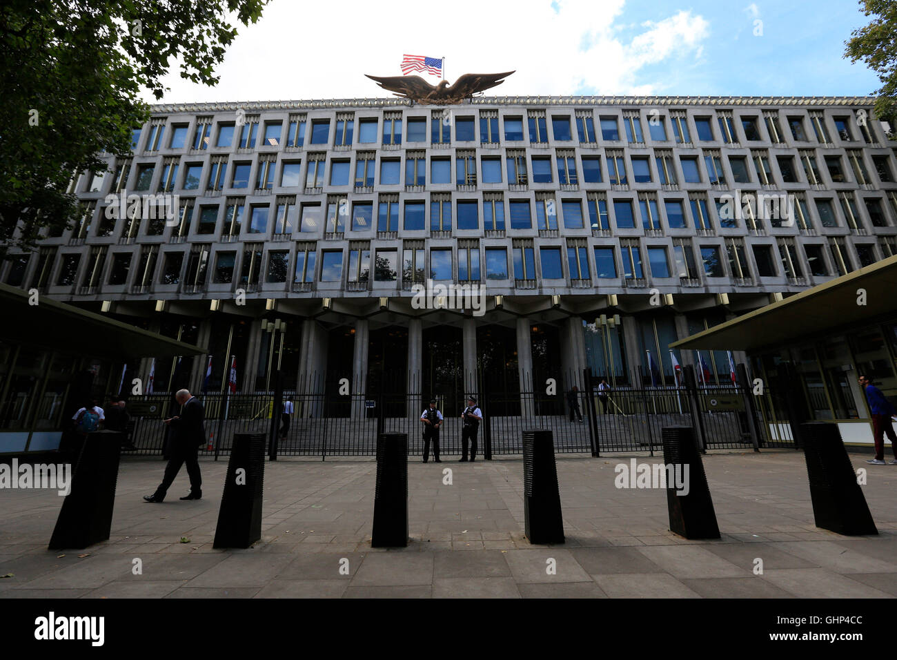 A general view of the Embassy of the United States of America ...