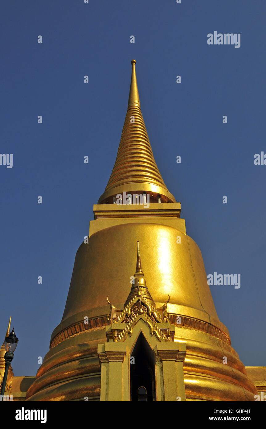 Asien, Bangkok, Goldener Chedi, Grand Palace, Großer Palast, Phra Sri ...