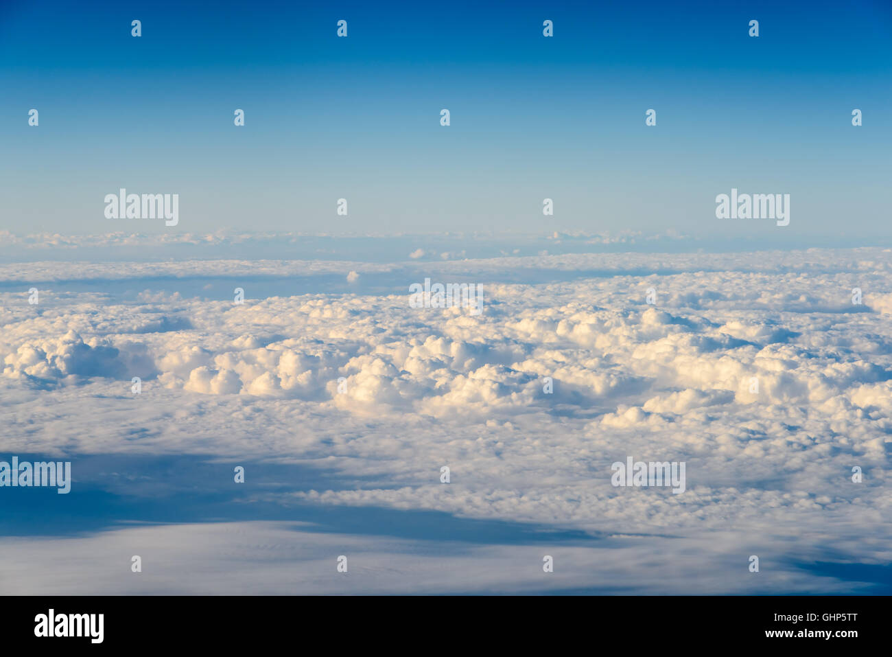Aerial View Of Planet Earth As Seen From 40.000 Feet Altitude Stock ...