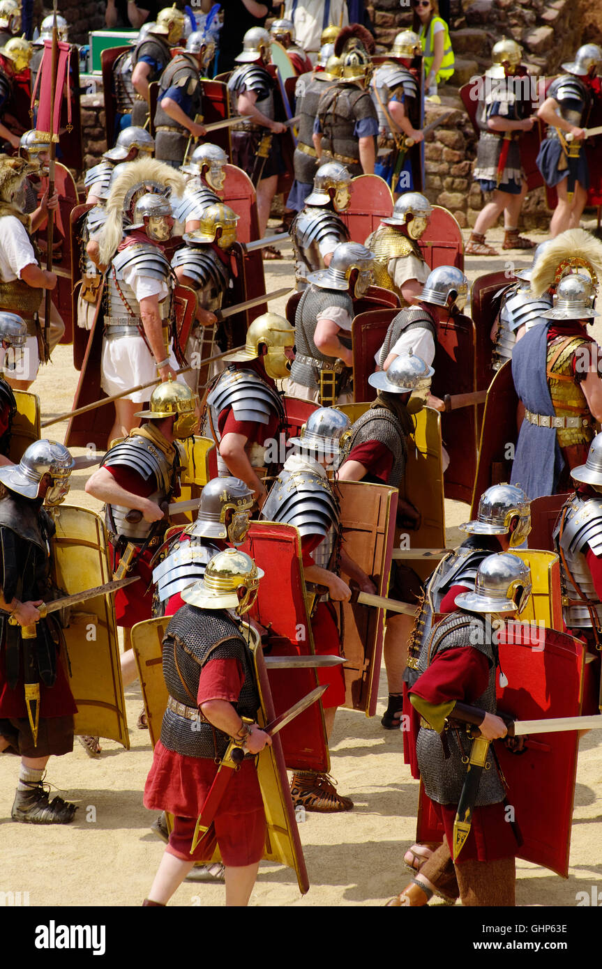 Chester Roman Event Stock Photo - Alamy