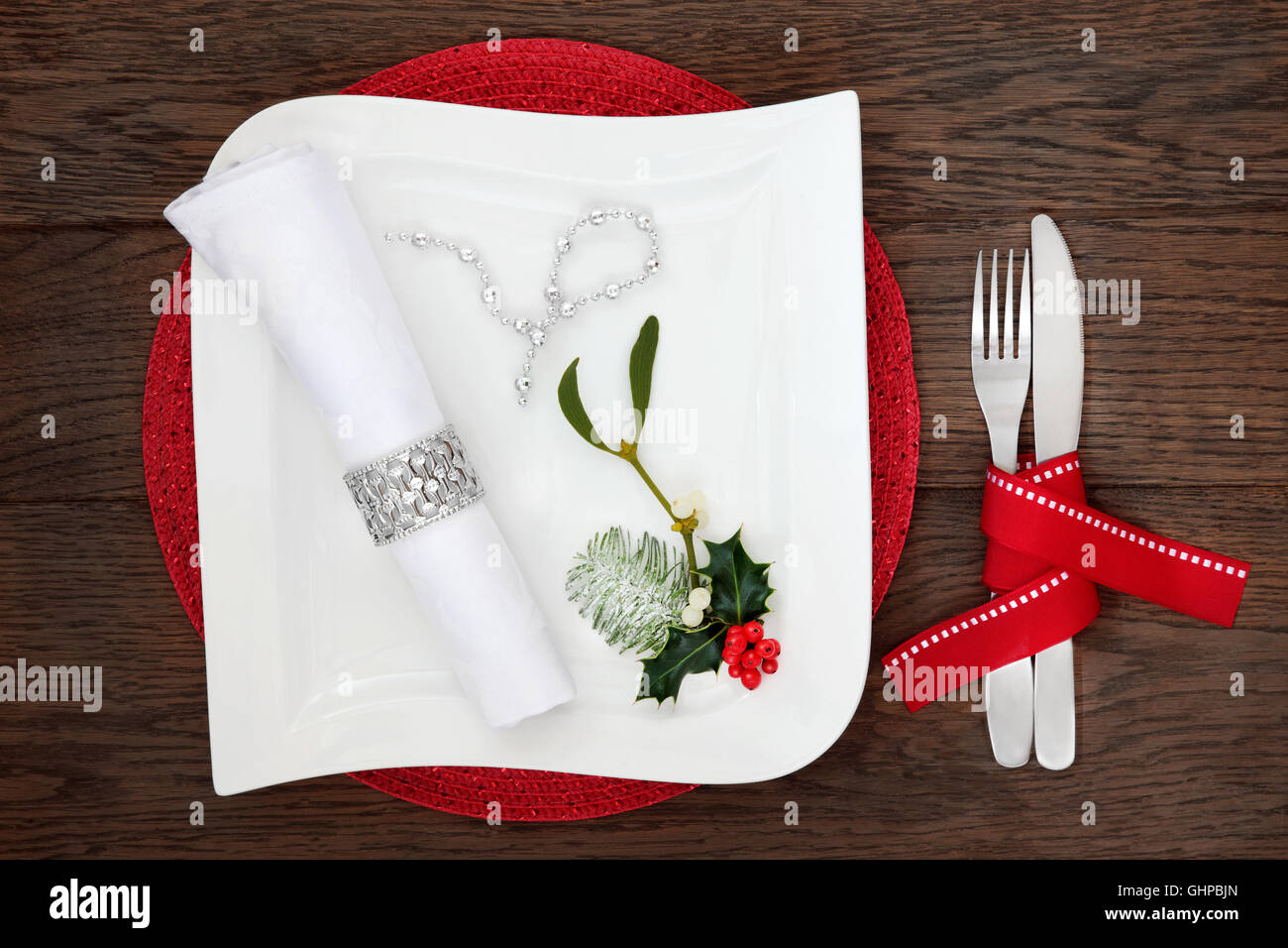 Square table setting hi-res stock photography and images - Alamy