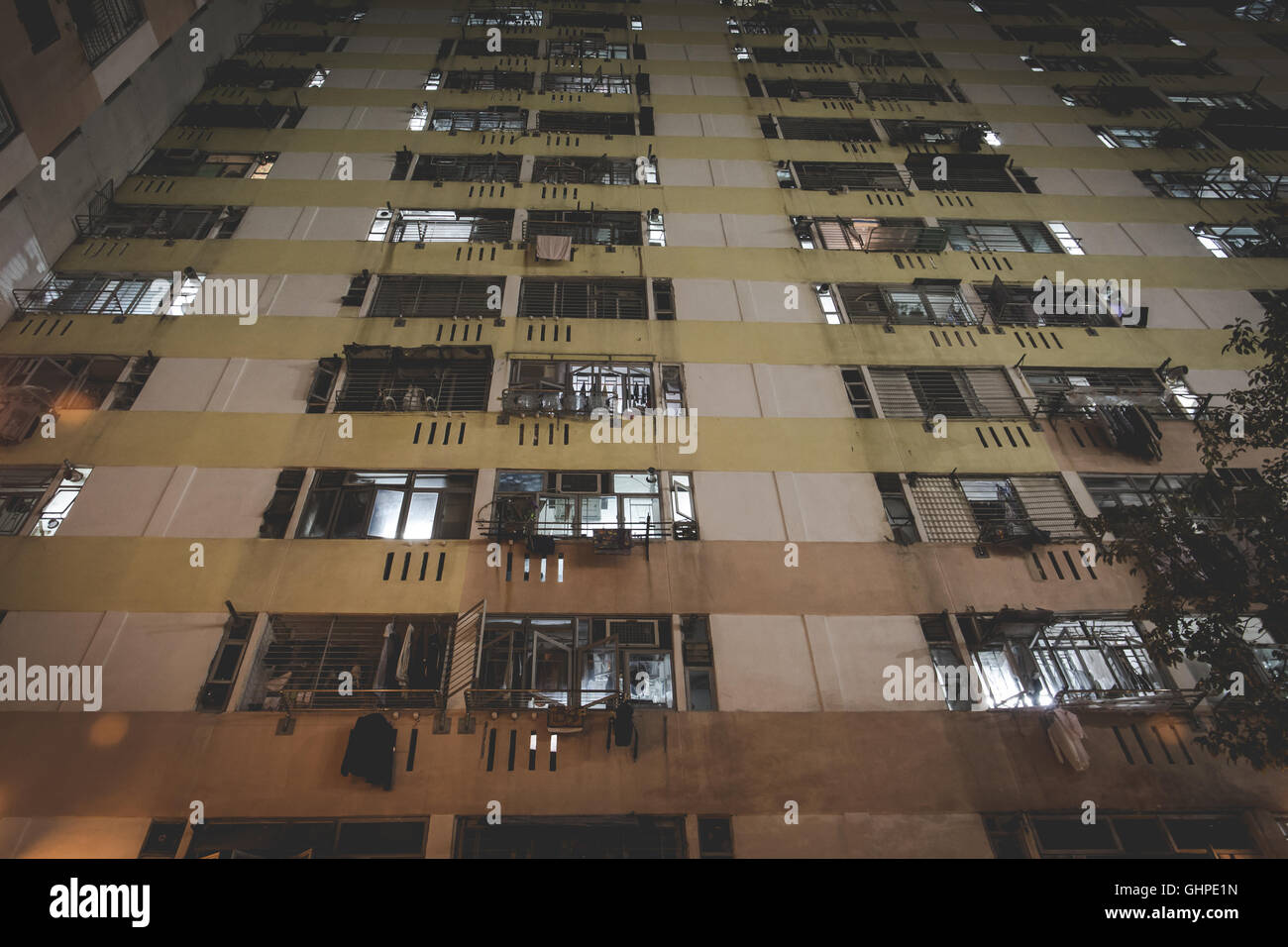 Local building in Sham Shui Po, Hong Kong Stock Photo - Alamy