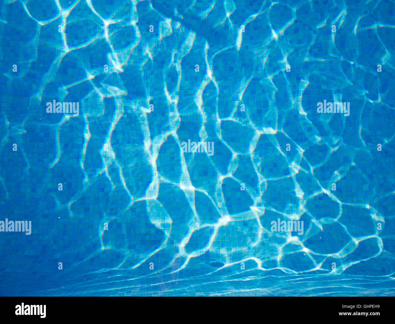 close-up of rippling reflections in a swimming pool Stock Photo - Alamy