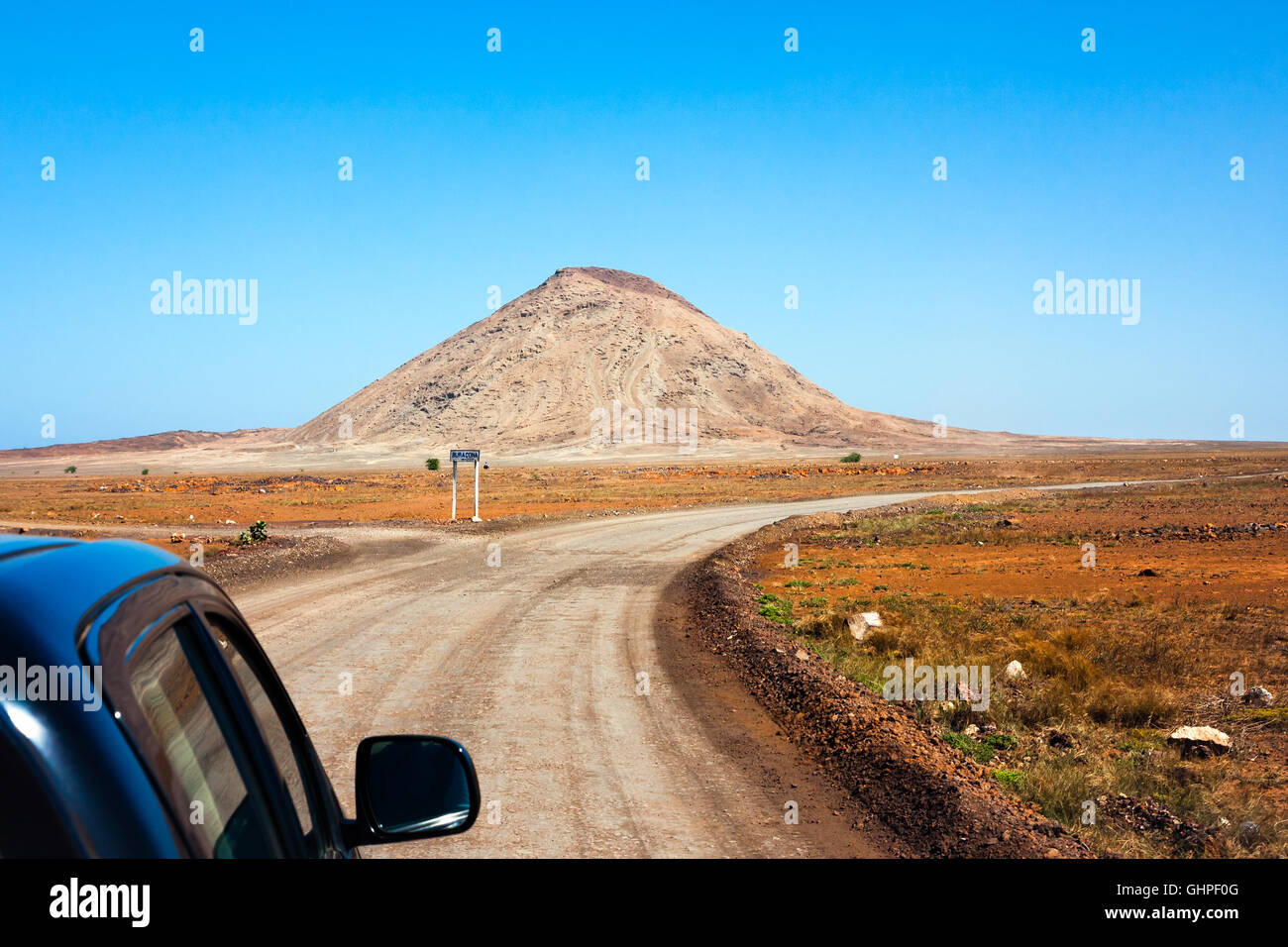 Car excursions in Cape Verde Stock Photo - Alamy