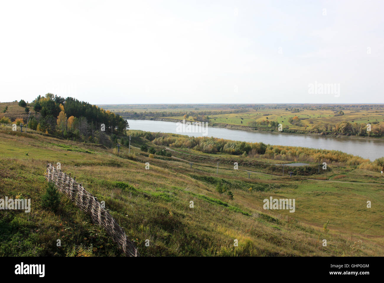 Russian plain landscape birch in hi-res stock photography and images ...