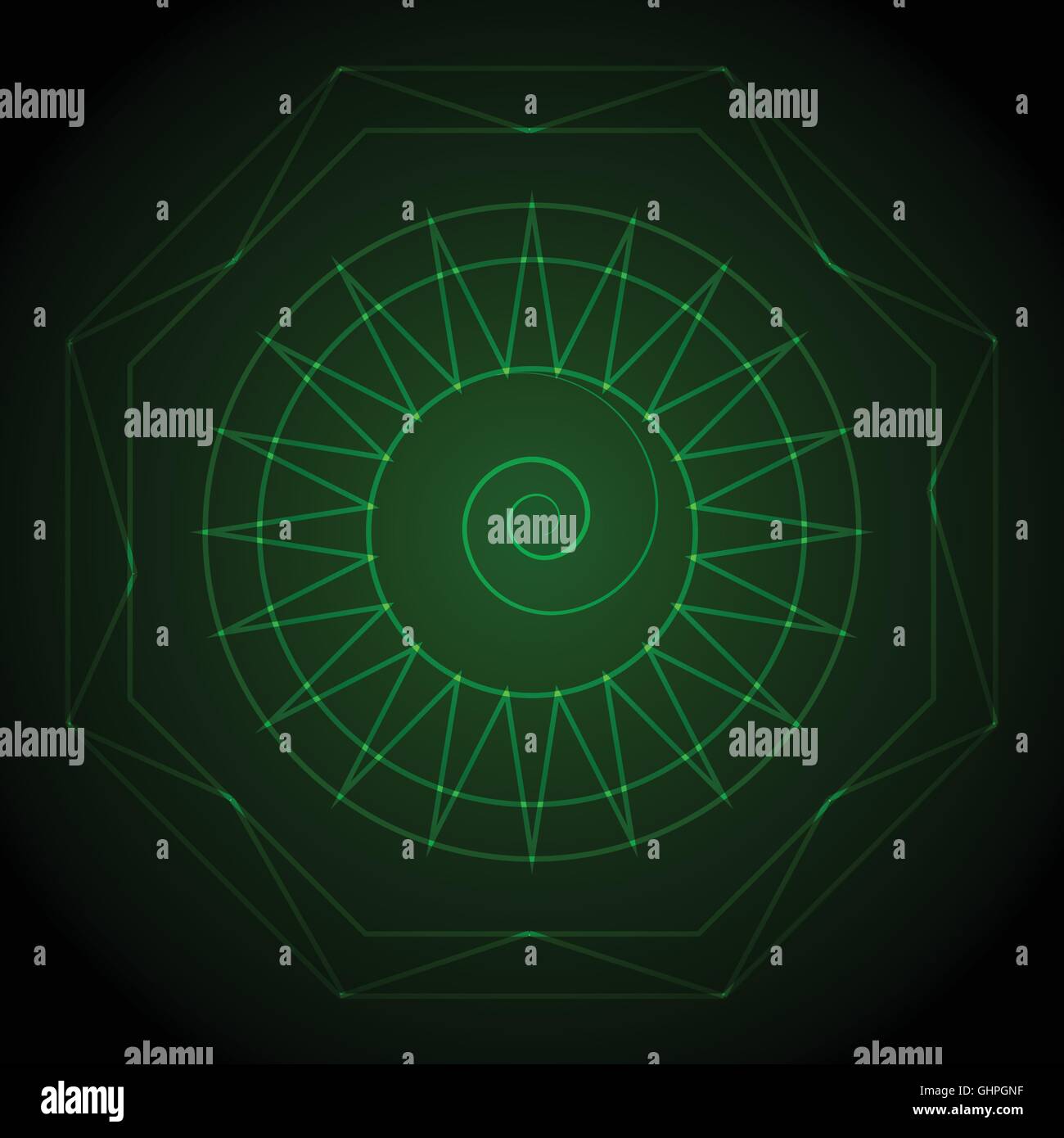 Neon hexagon shape element Stock Vector Images - Alamy