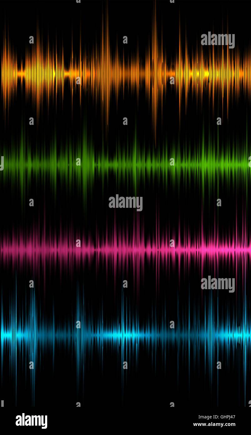 music sound waves Stock Vector Image & Art - Alamy