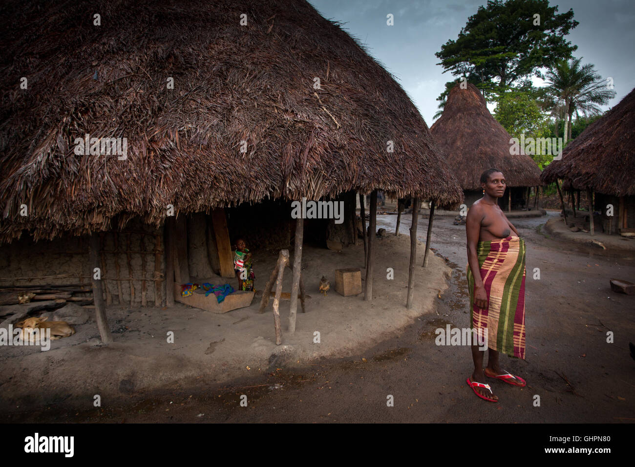 Makeni, Sierra Leone, Africa - June 06, 2013: Makeni, Bombali District ...