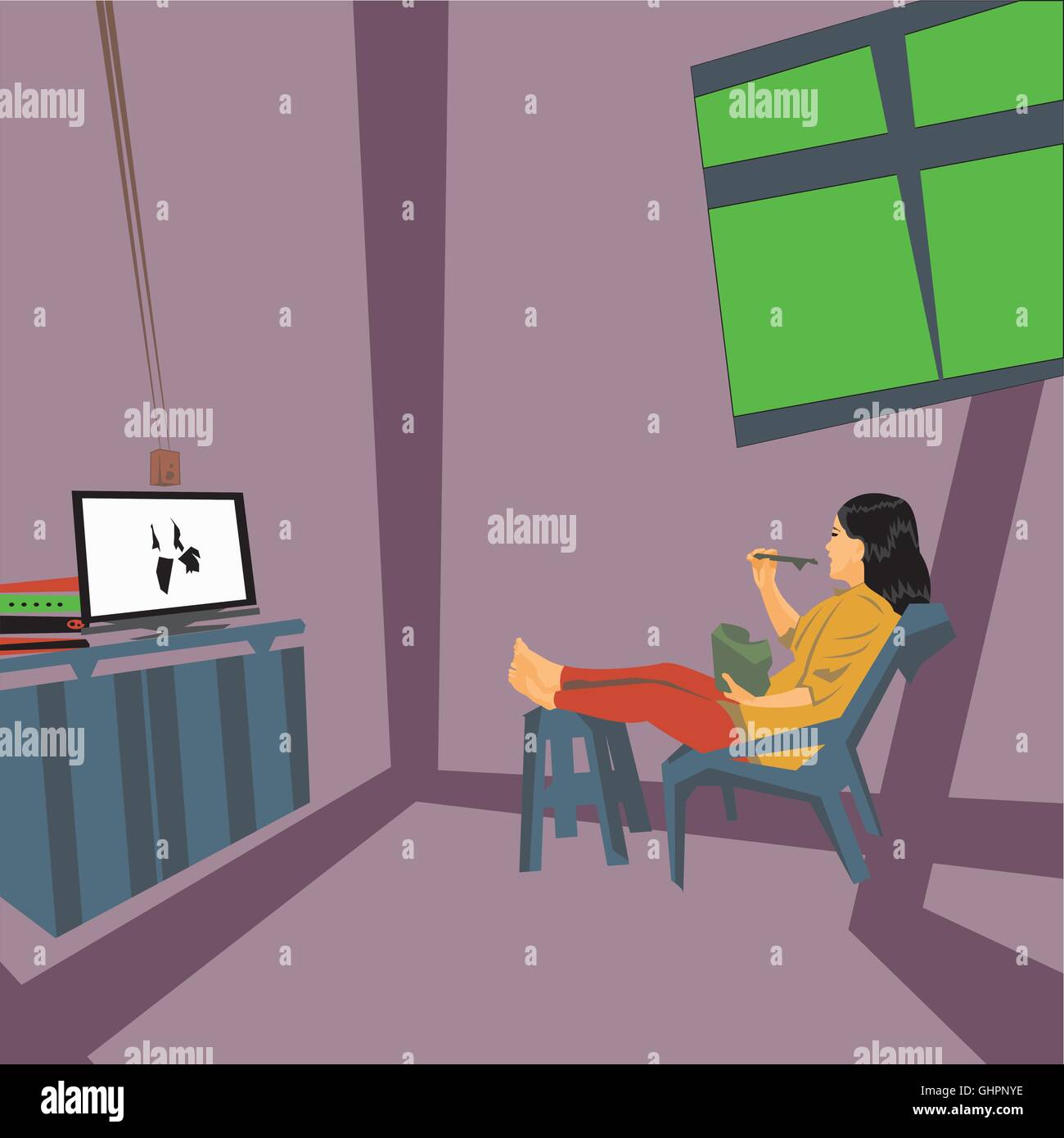 Serial drama Stock Vector Images - Alamy