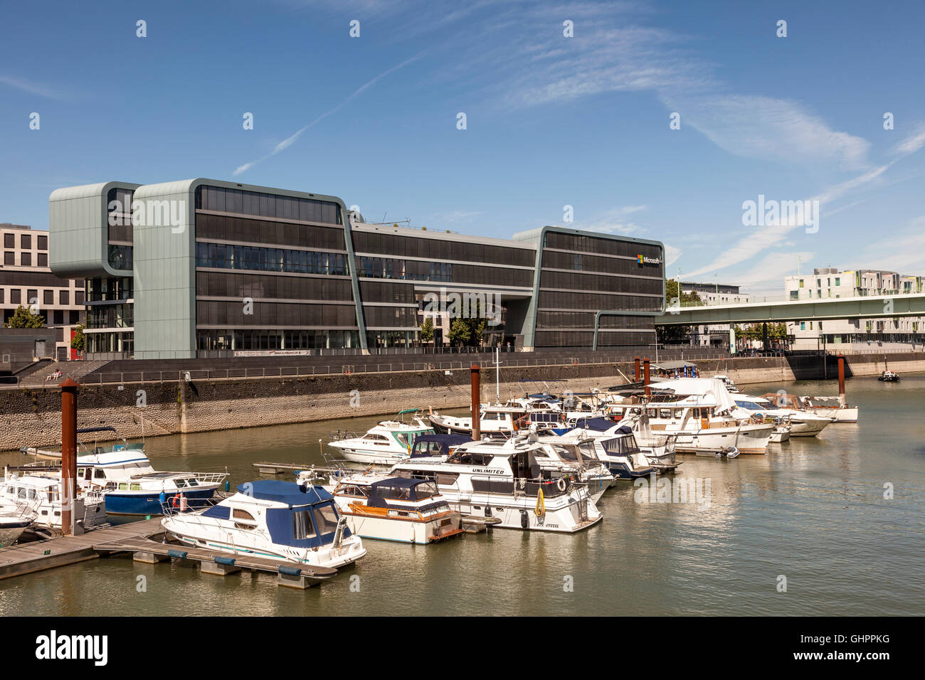 The Microsoft Technology Center (MTC) at the Rheinauhafen in the city ...