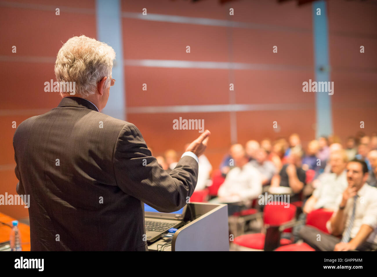 Speaker at Business Conference and Presentation Stock Photo - Alamy