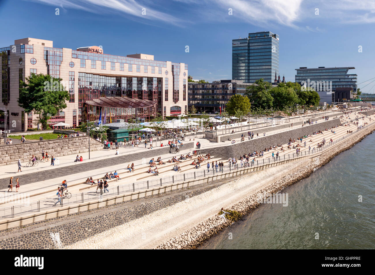 Rhine boulevard in cologne hi-res stock photography and images - Alamy