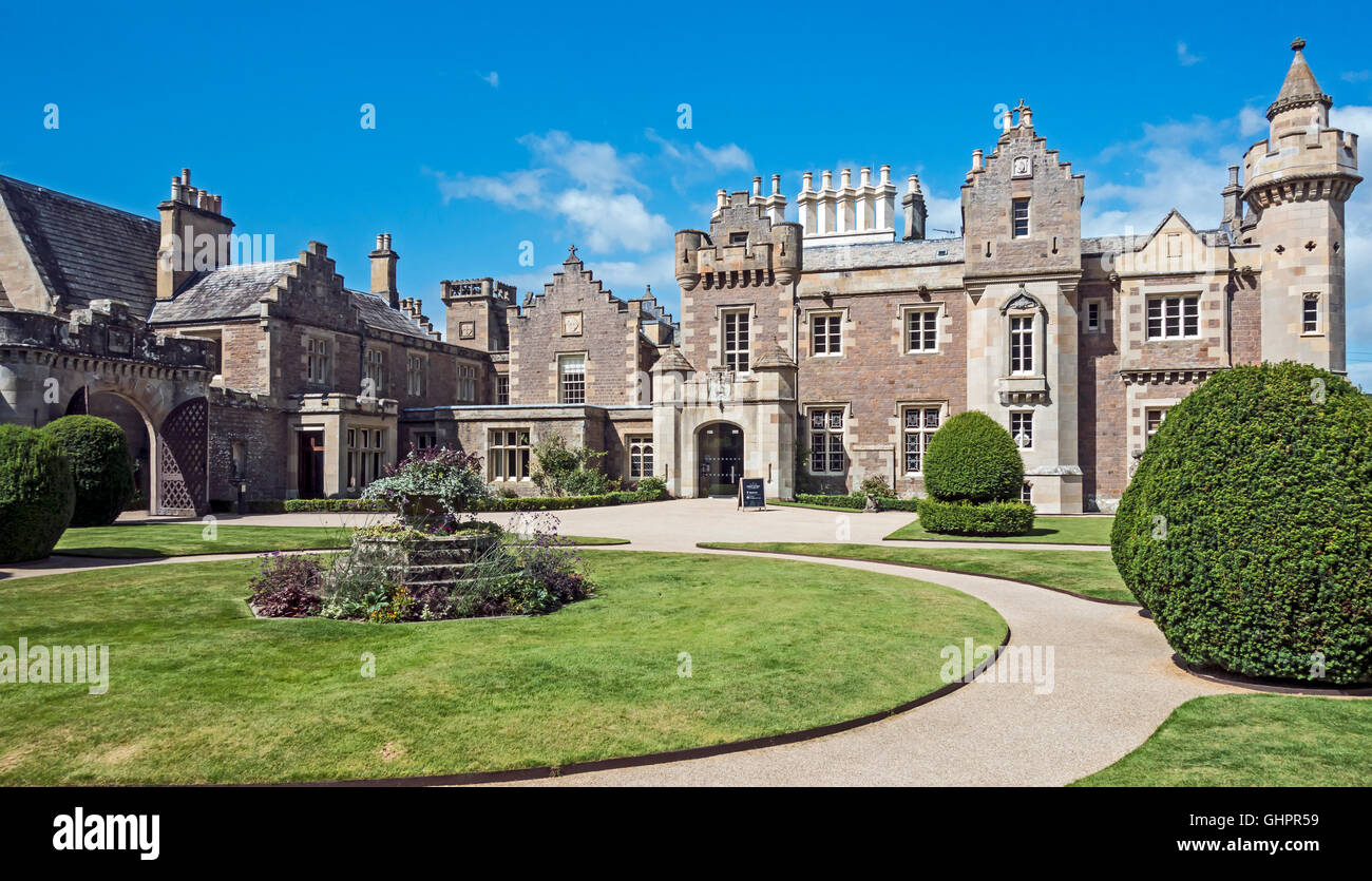 Entrance to Abbotsford House home of Sir Walter Scott in Melrose ...