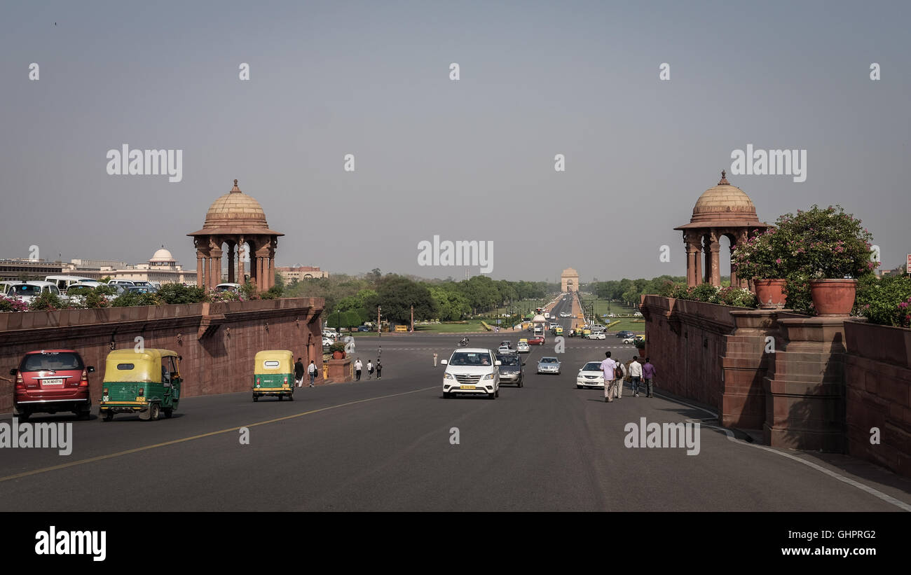 Rajpath street in New Delhi Stock Photo - Alamy