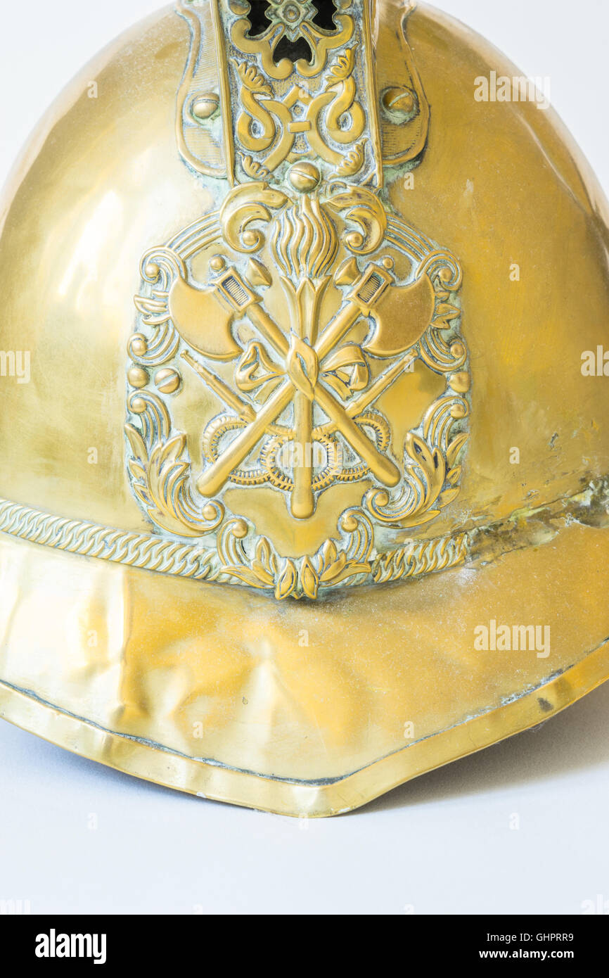 Fireman old fashioned helmet High Resolution Stock Photography and ...