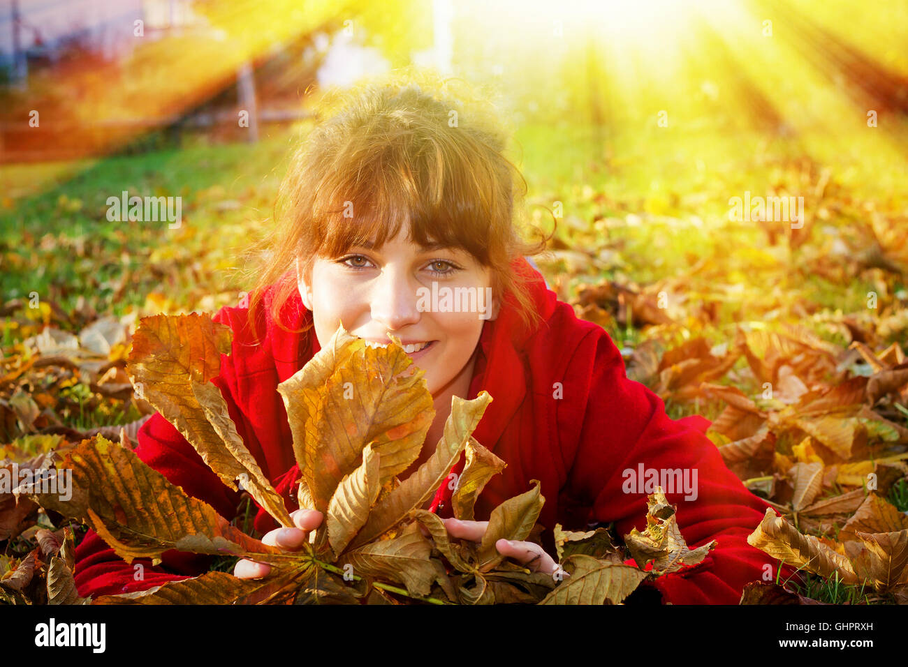 Woman lying in the sun hi-res stock photography and images - Alamy