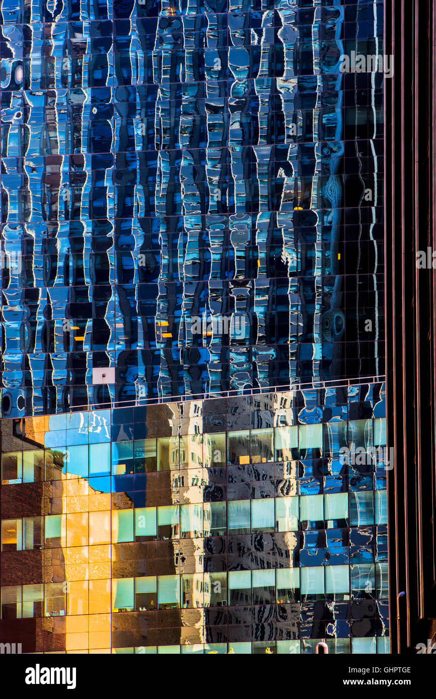 Skyscraper windows in Manhattan, New York City Stock Photo - Alamy