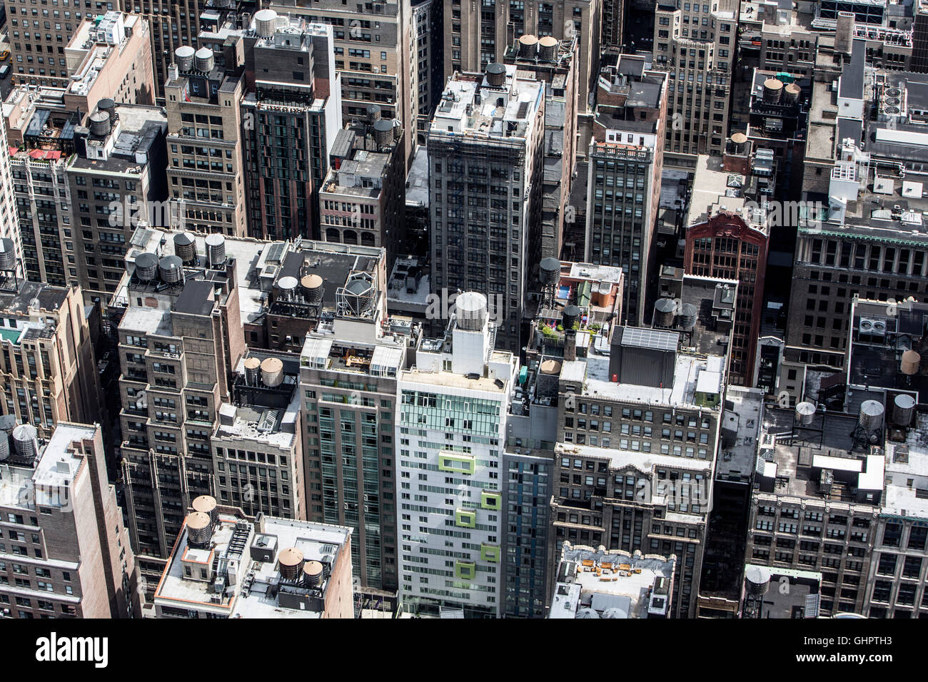 Roof tops of Manhattan, New York City Stock Photo - Alamy