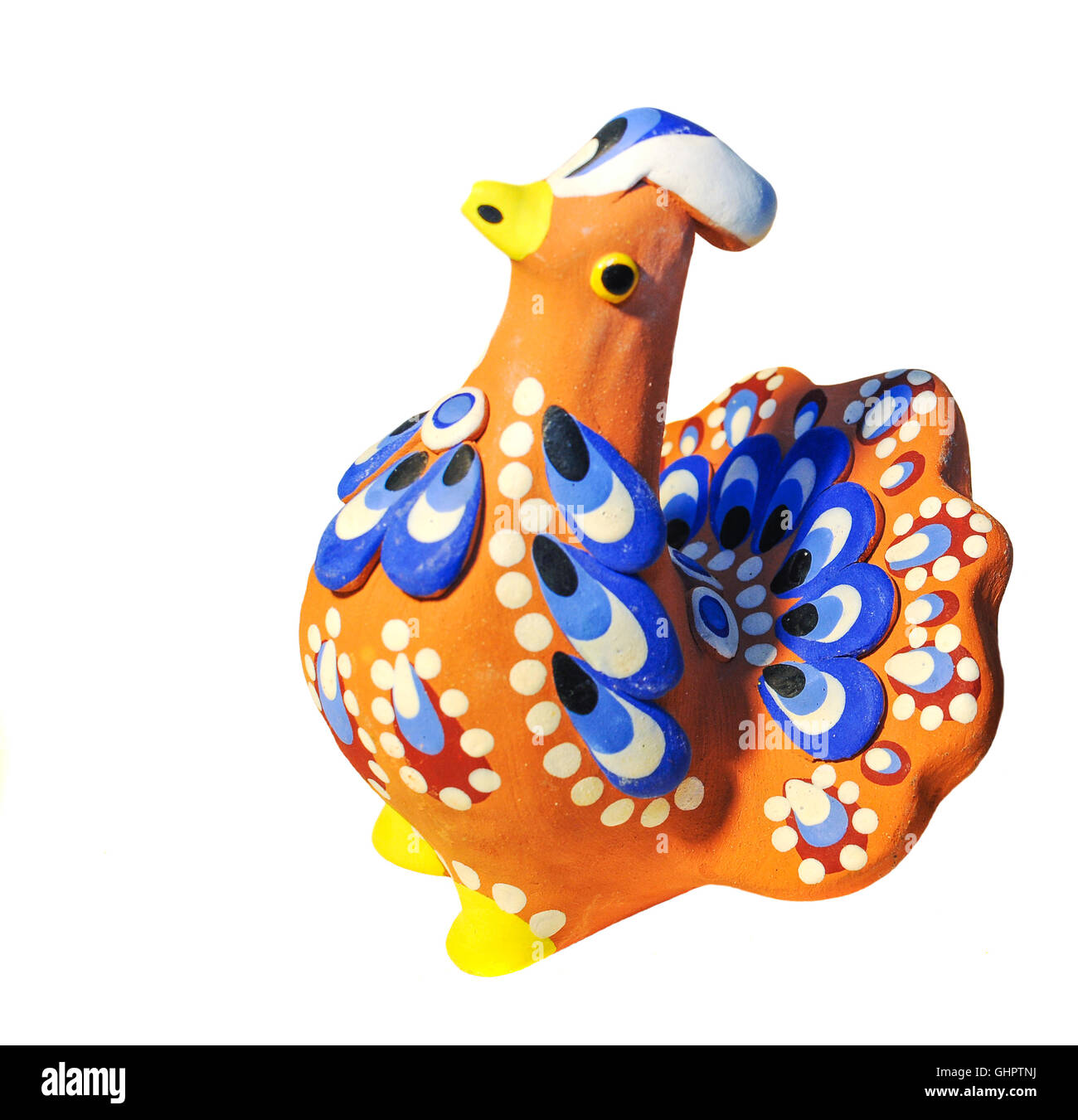 Traditional Dymkov toy. Pottery Stock Photo - Alamy