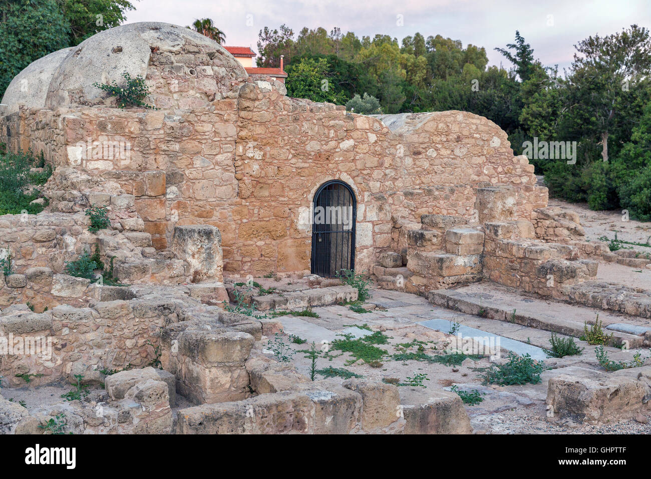 Ancient Turkish Baths in Paphos, Cyprus Stock Photo - Alamy