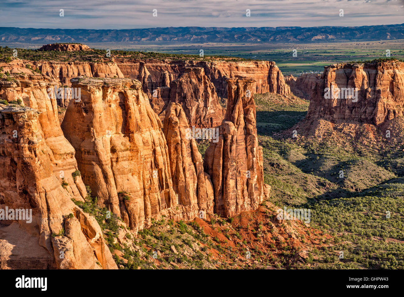 Rock formations at Monument Canyon, Colorado National Monument ...
