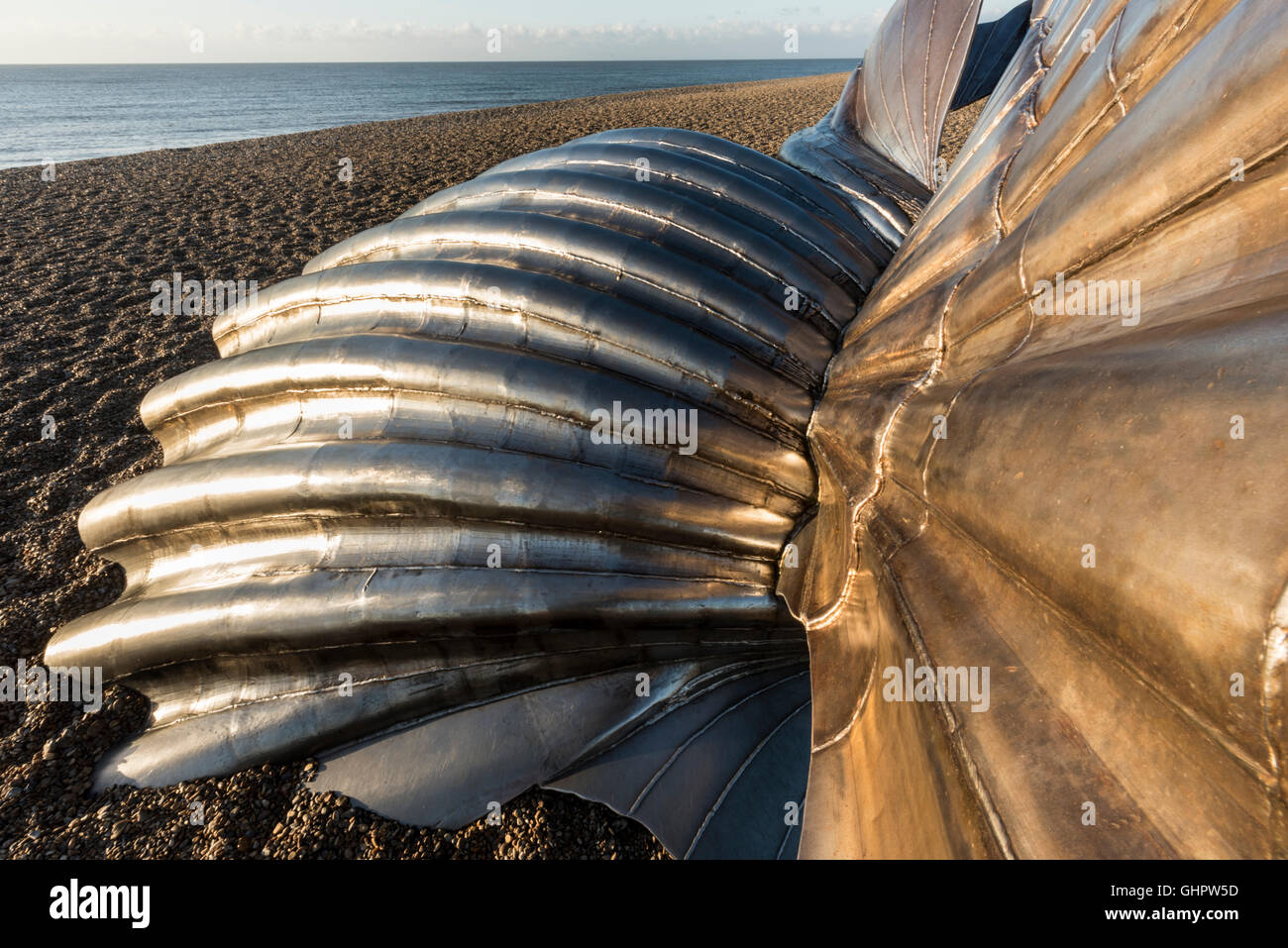 English metal scallop sculpture hi-res stock photography and images - Alamy