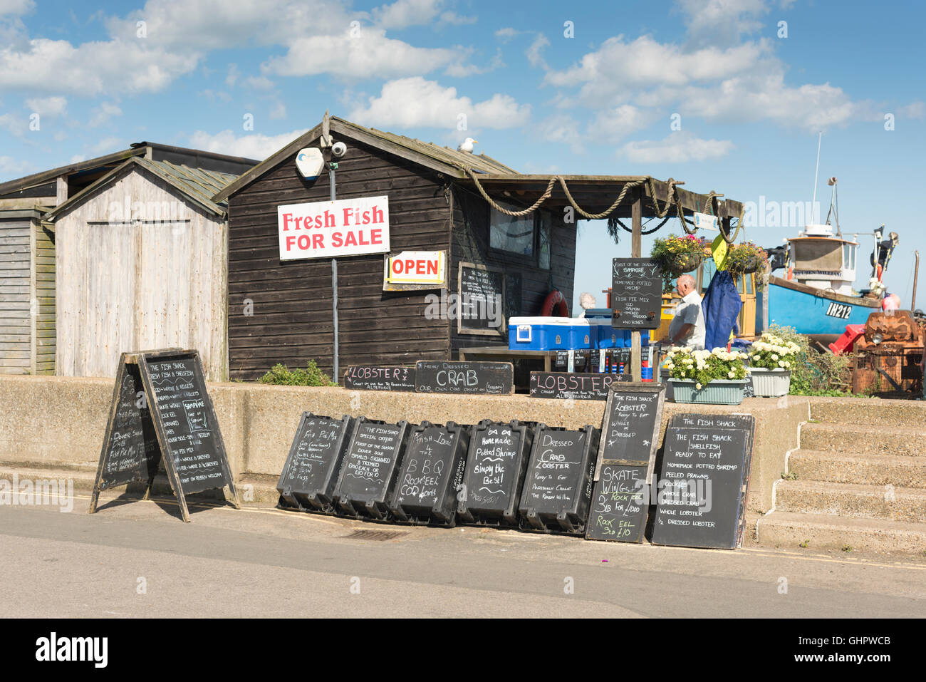 Fishmonger signs hi-res stock photography and images - Alamy