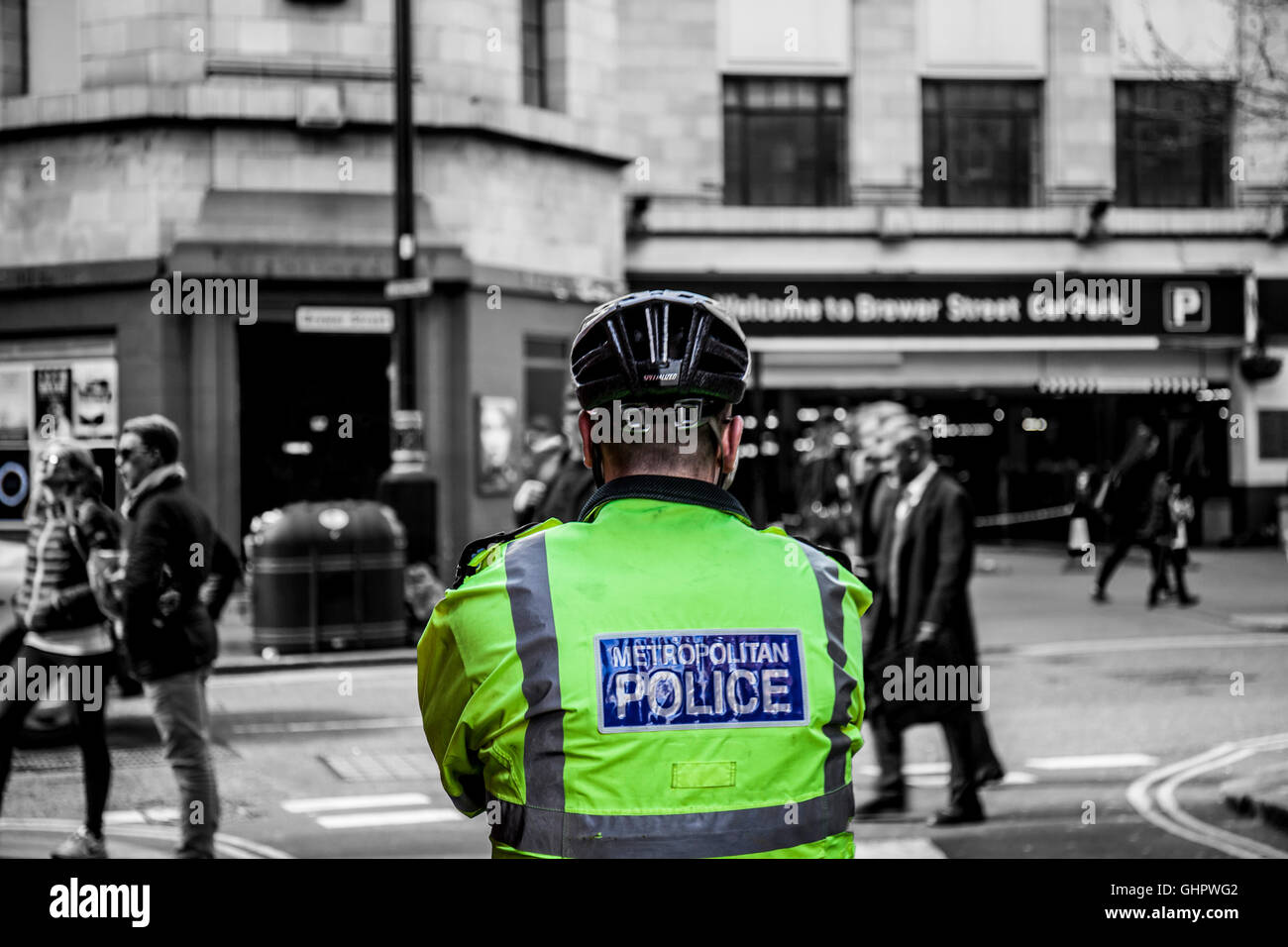 Metropolitan Police London Stock Photo - Alamy