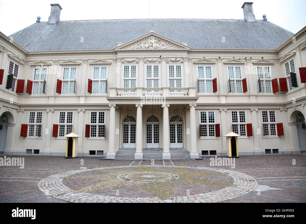 Noordeinde Palace in the center of The Hague, Netherlands Stock Photo ...