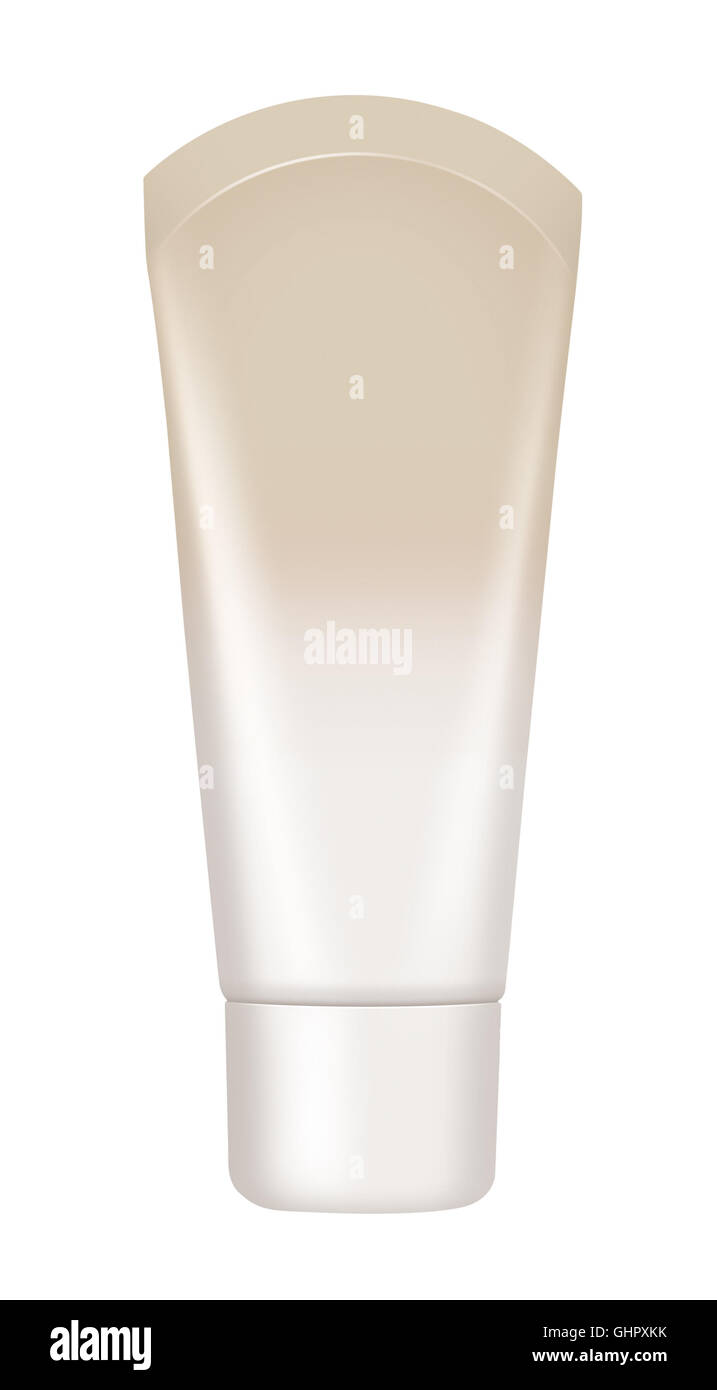 Make-up (Cosmetics). Cosmetics tube isolated on white with clipping ...