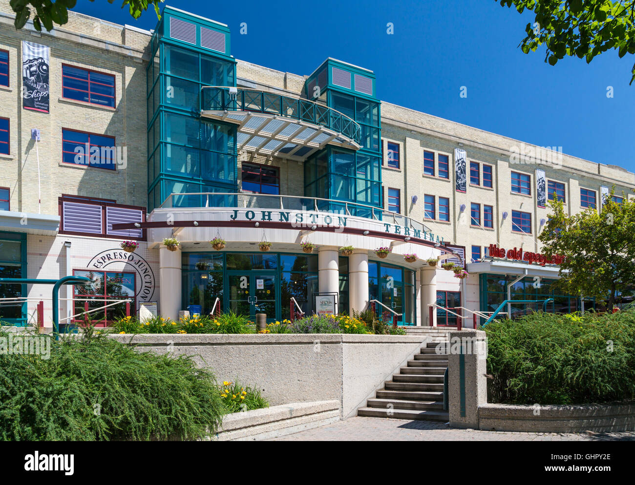 The Johnston Terminal building at The Forks, Winnipeg, Manitoba, Canada ...