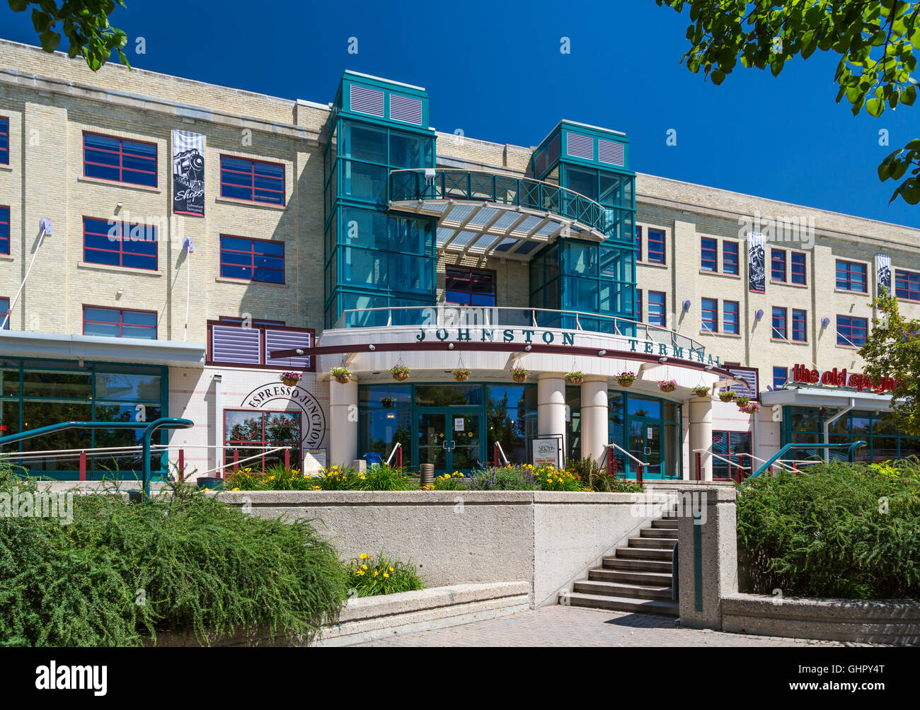 The Johnston Terminal building at The Forks, Winnipeg, Manitoba, Canada ...