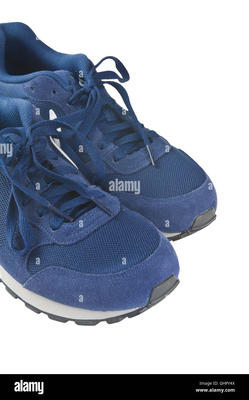 Trainers shoes isolated on white background Stock Photo - Alamy