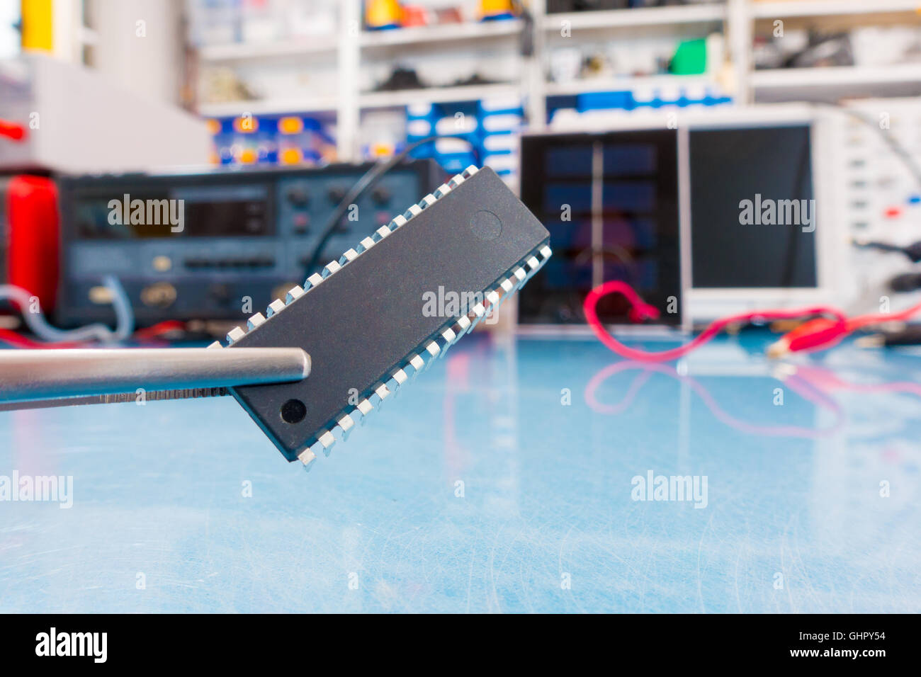 Quantum processor microchip digital hi-res stock photography and images ...