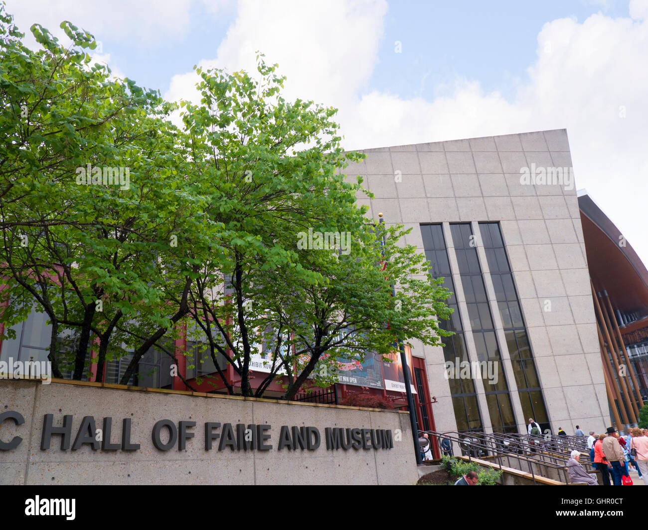 The Country Music Hall of Fame in Nashville Tennessee USA shaped like a ...