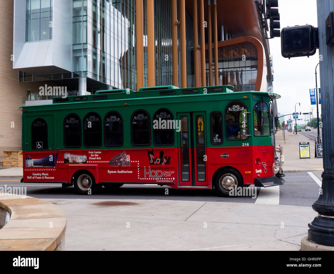 Tourist Trolley in Nashville Tennessee USA Stock Photo - Alamy