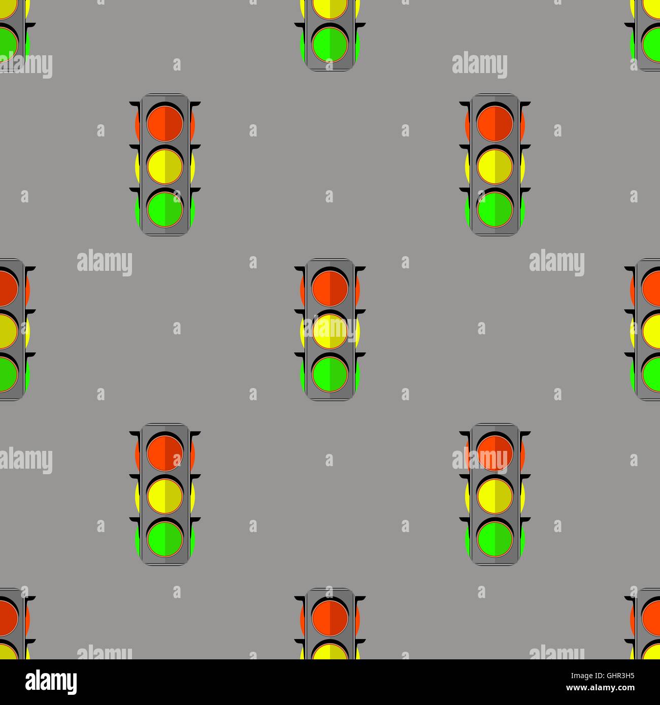 Traffic light vector seamless Stock Vector Images - Alamy