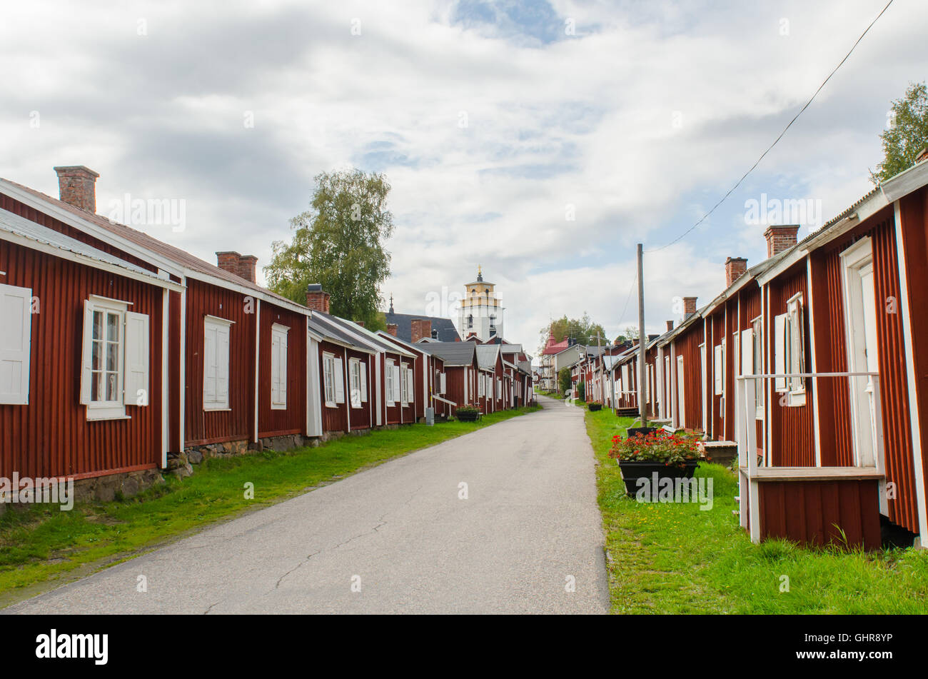 Gammelstad church town in Sweden Stock Photo - Alamy