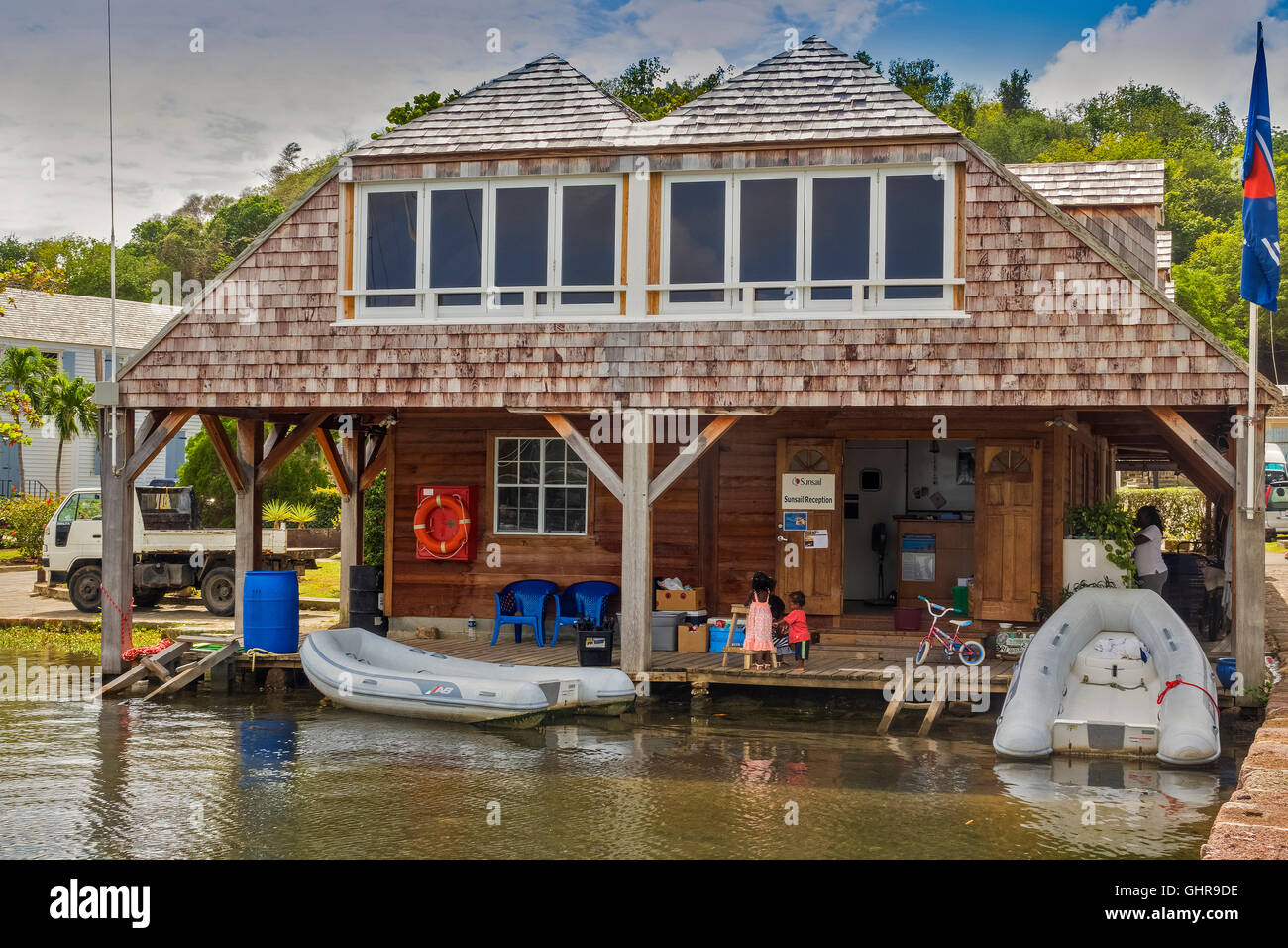 Boat House and Joiners Loft Nelsons Dockyard English Harbour Antigua ...