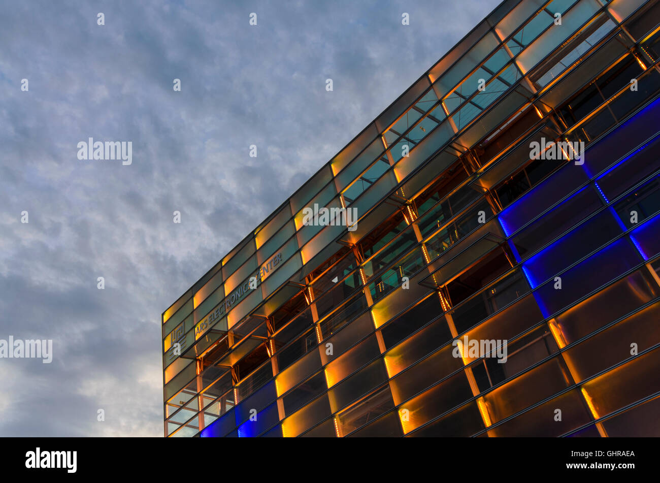 Linz: Ars Electronica Center, Austria, Oberösterreich, Upper Austria ...