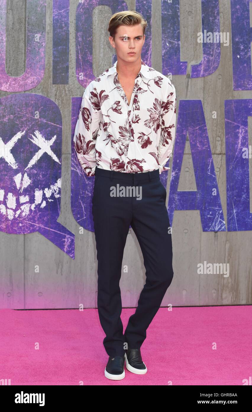 London, UK. Samuel Harwood at the European Premiere of 'Suicide Squad ...