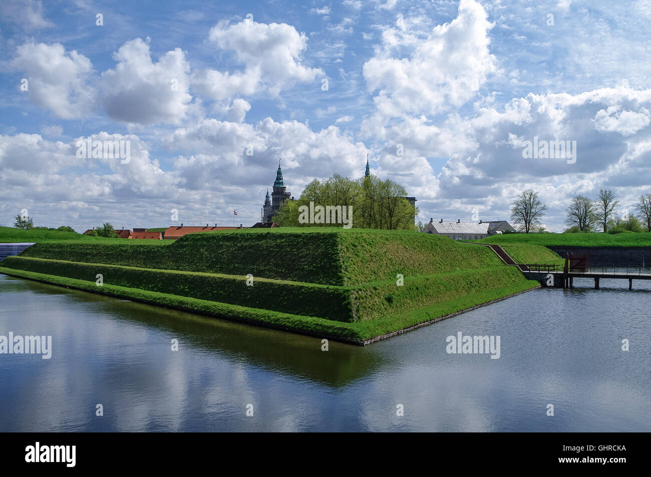 Renaissance castle and fortress of Kronborg, home of Shakespeare's ...