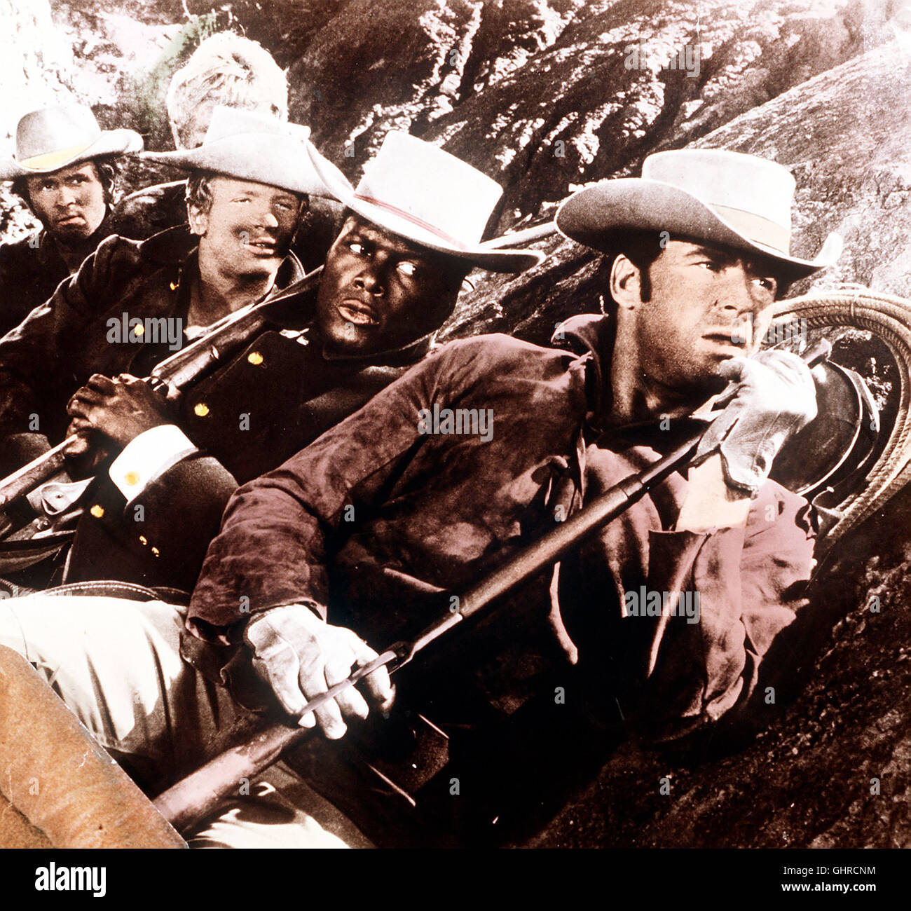 duell in diabolo - Szene mit SIDNEY POITIER und JAMES GARNER Regie ...