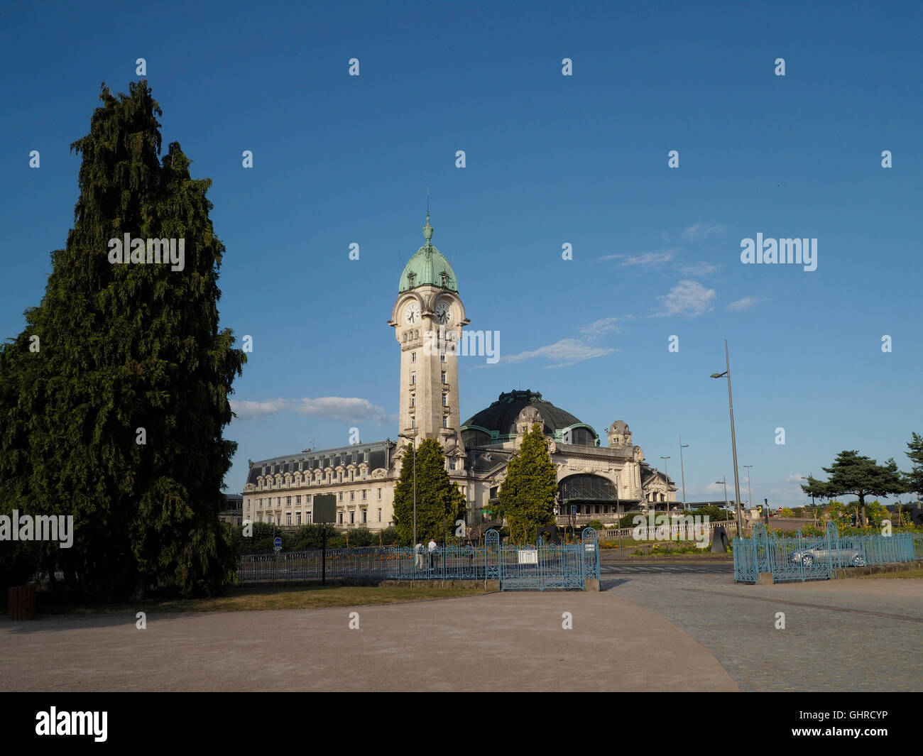 the monumental Limoges Benedictins train station, Limoges, Limousin ...