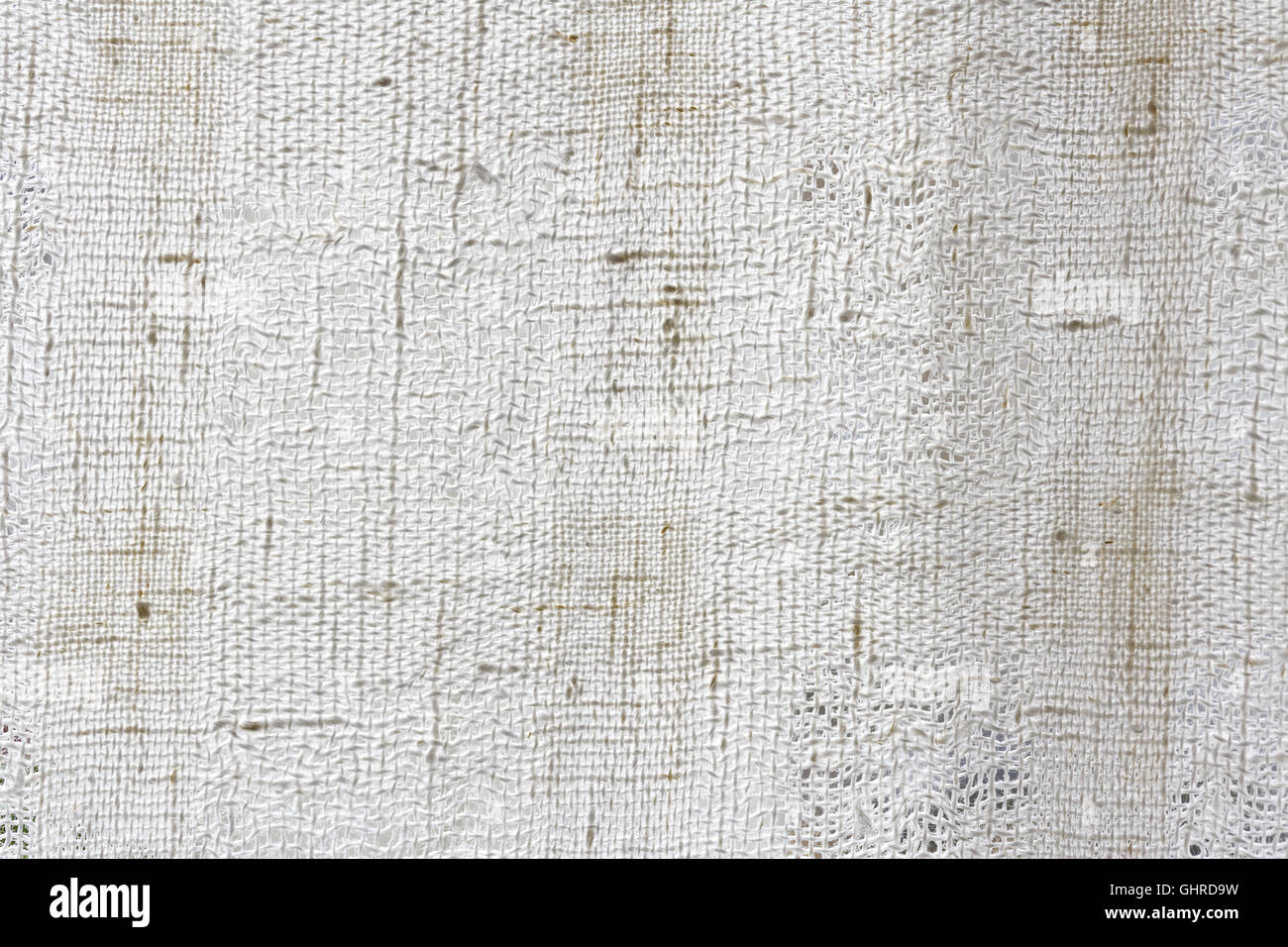 White natural linen canvas texture Stock Photo - Alamy