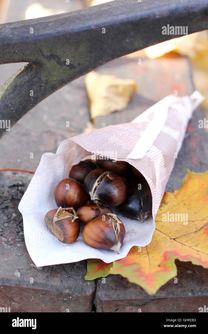 Roasted chestnuts hi-res stock photography and images - Alamy