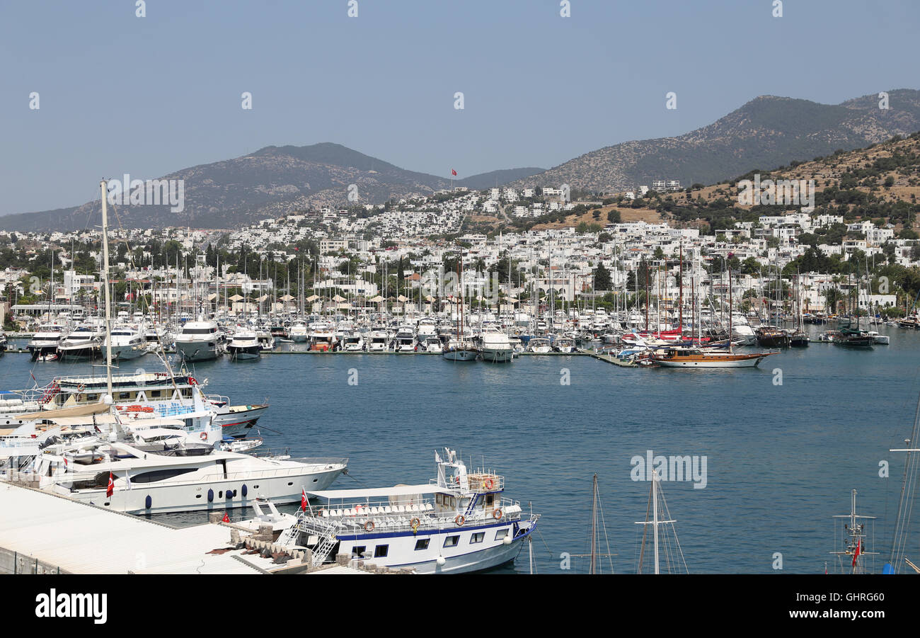 Bodrum Town in Mugla City, Aegean Turkey Stock Photo - Alamy
